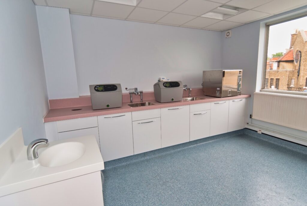 Hanwell & Acton Health Centres - Dental Interiors